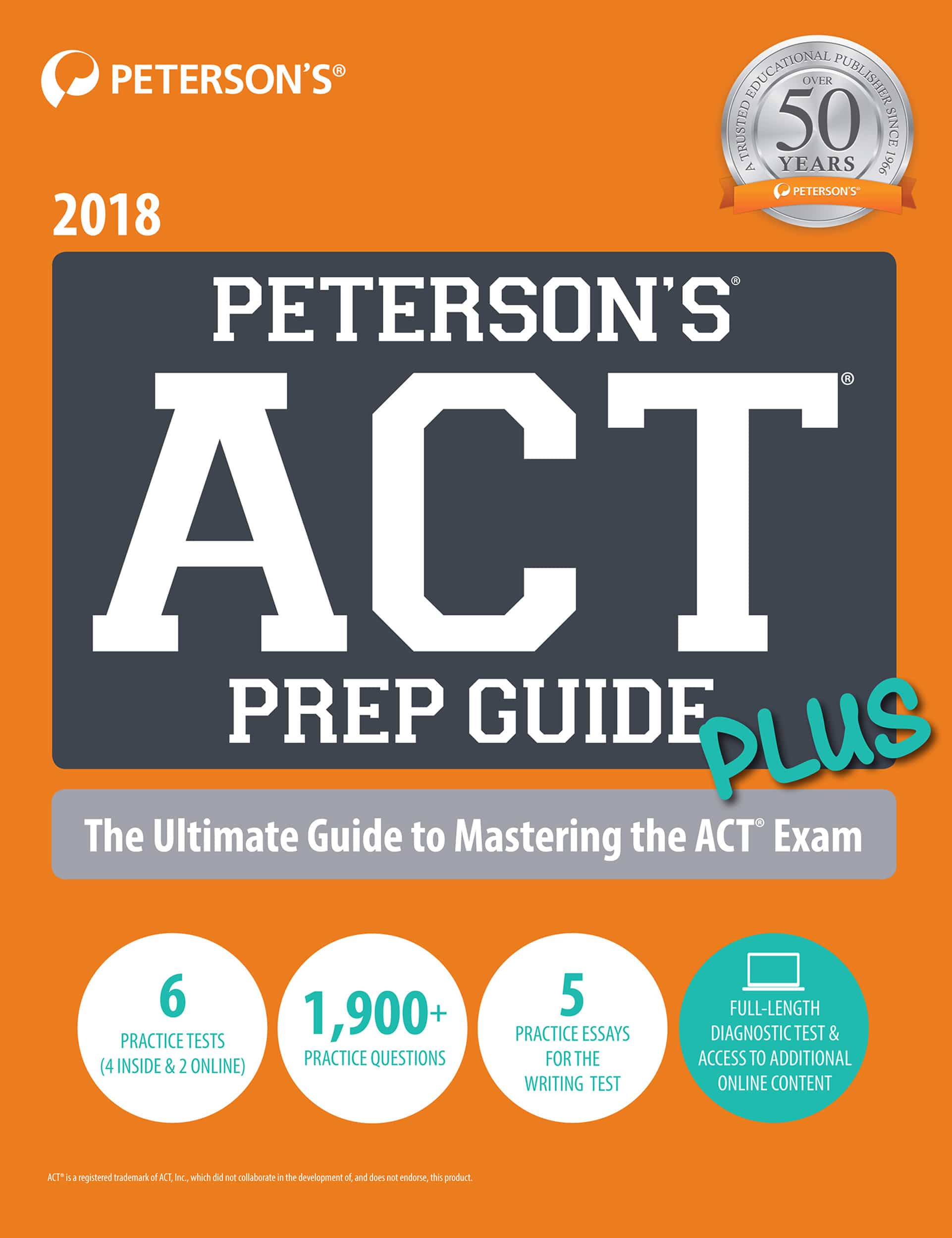 ACT Prep Guide Plus | ACT Practice Test, Questions & Essay